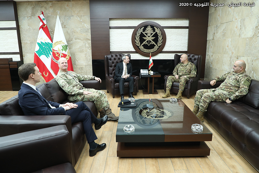 استقبالات العماد قائد الجيش | الموقع الرسمي للجيش اللبناني