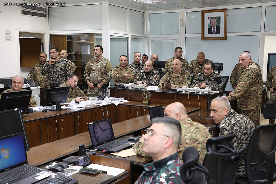 The LAF Commander visited the eighth Infantry Brigade, the fourth ...