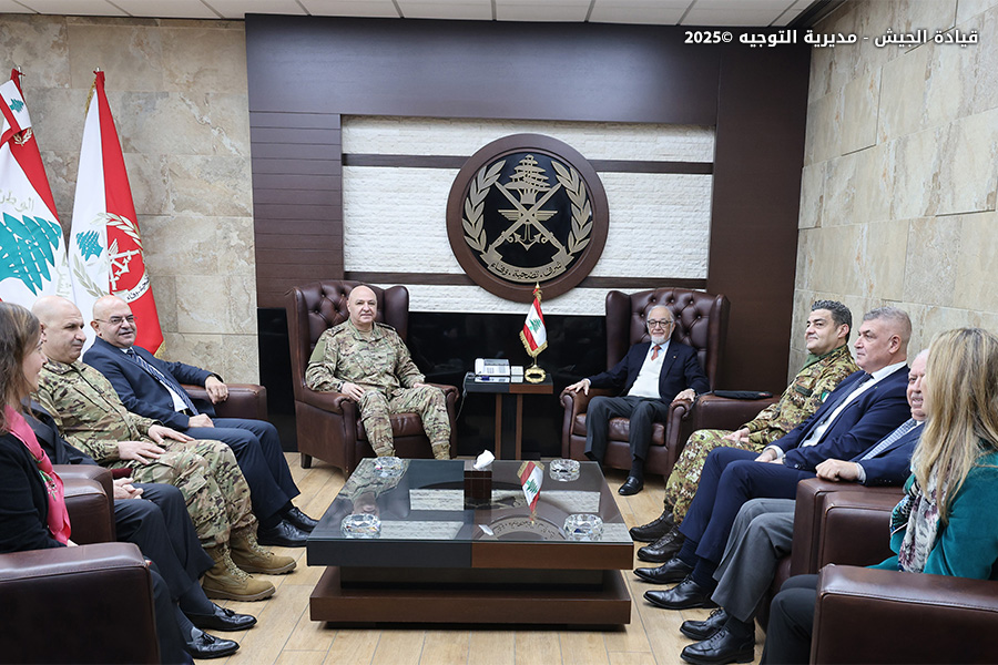 LAF Commander Receives the Representative of the Military Technical ...