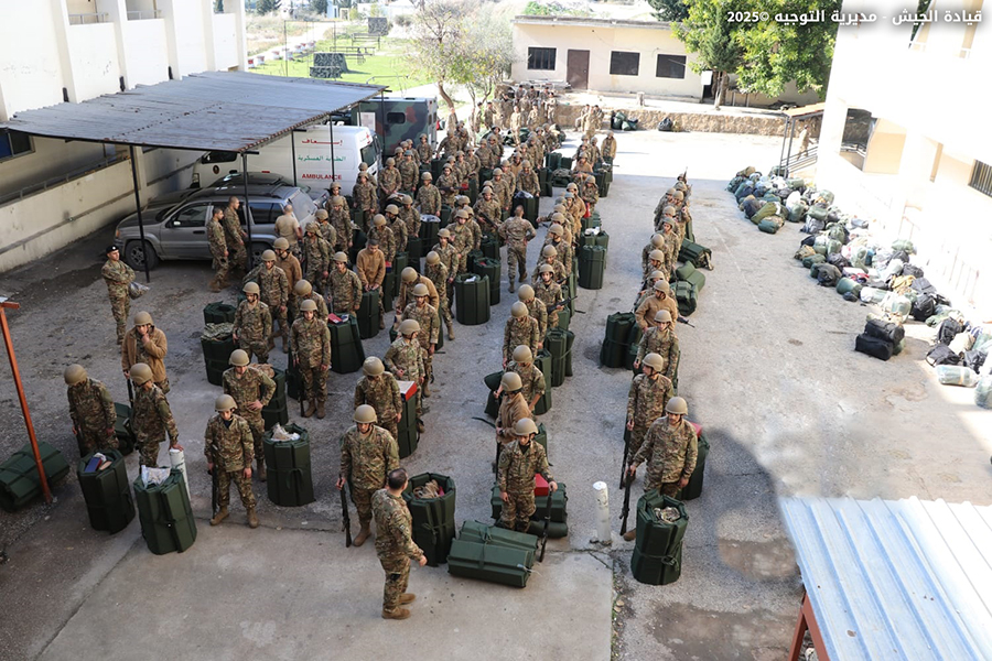 The first group of trainee soldiers joined the army as part of the plan ...