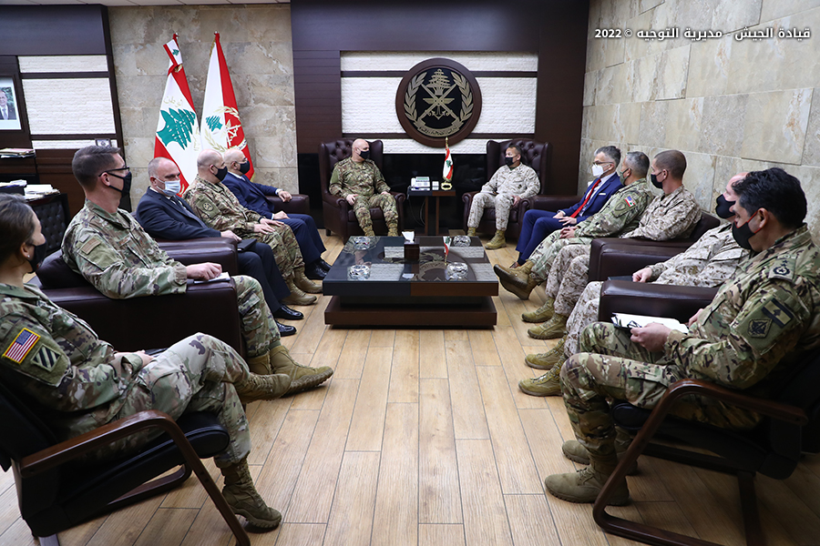 Visitors of General Aoun | الموقع الرسمي للجيش اللبناني