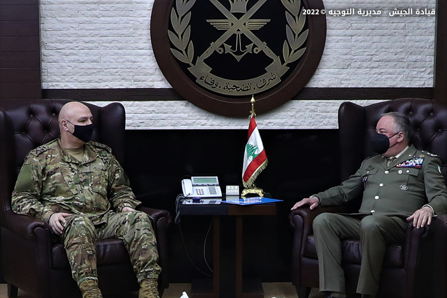 Visitors of General Aoun | الموقع الرسمي للجيش اللبناني