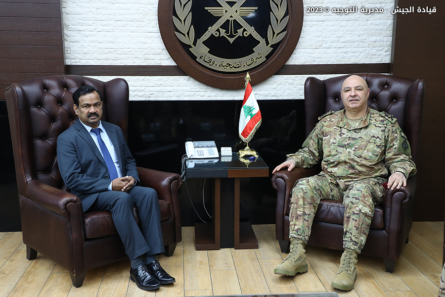 VISITORS OF GENERAL AOUN | الموقع الرسمي للجيش اللبناني