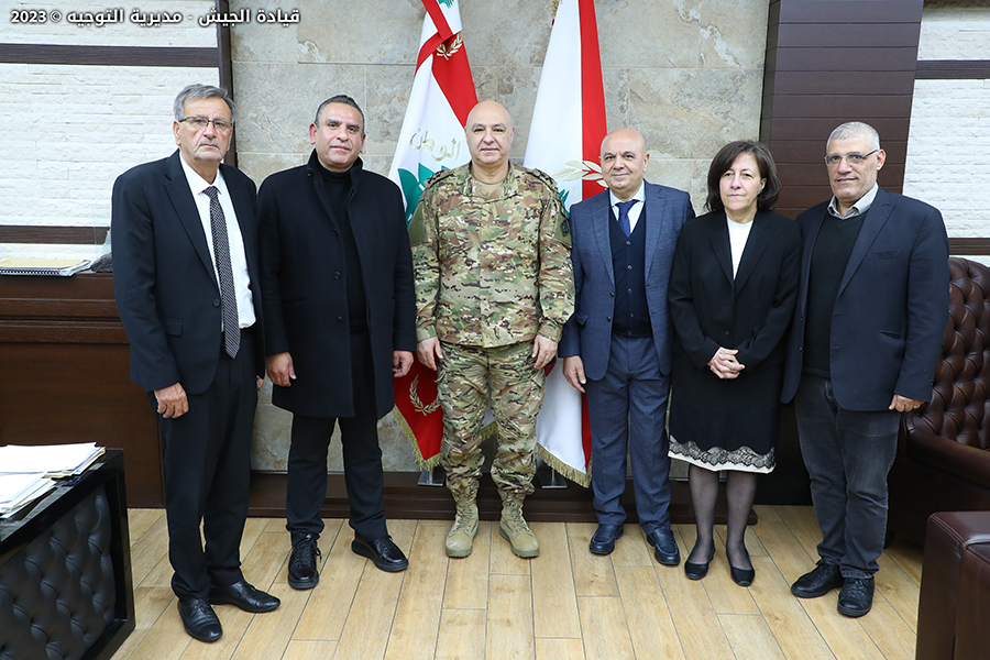 VISITORS OF GENERAL AOUN | الموقع الرسمي للجيش اللبناني