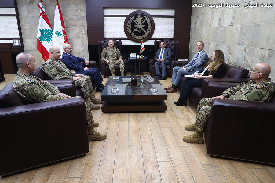 Visitors of General Aoun | الموقع الرسمي للجيش اللبناني