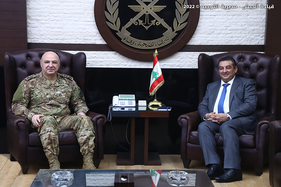 Visitors of General Aoun | الموقع الرسمي للجيش اللبناني