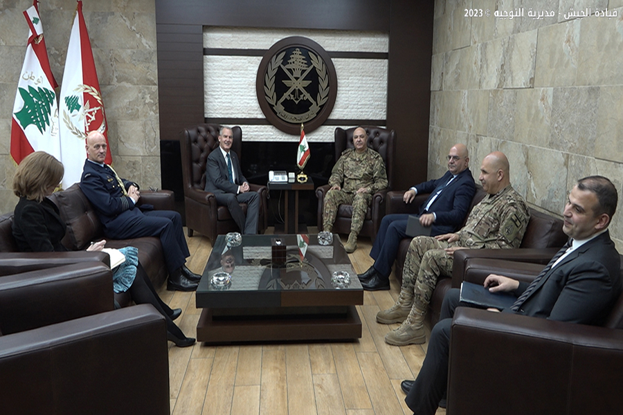 Visitors of General Aoun | الموقع الرسمي للجيش اللبناني