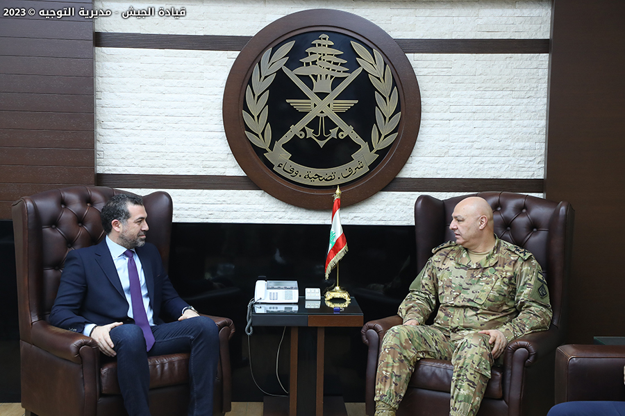 Visitors of General Aoun | الموقع الرسمي للجيش اللبناني