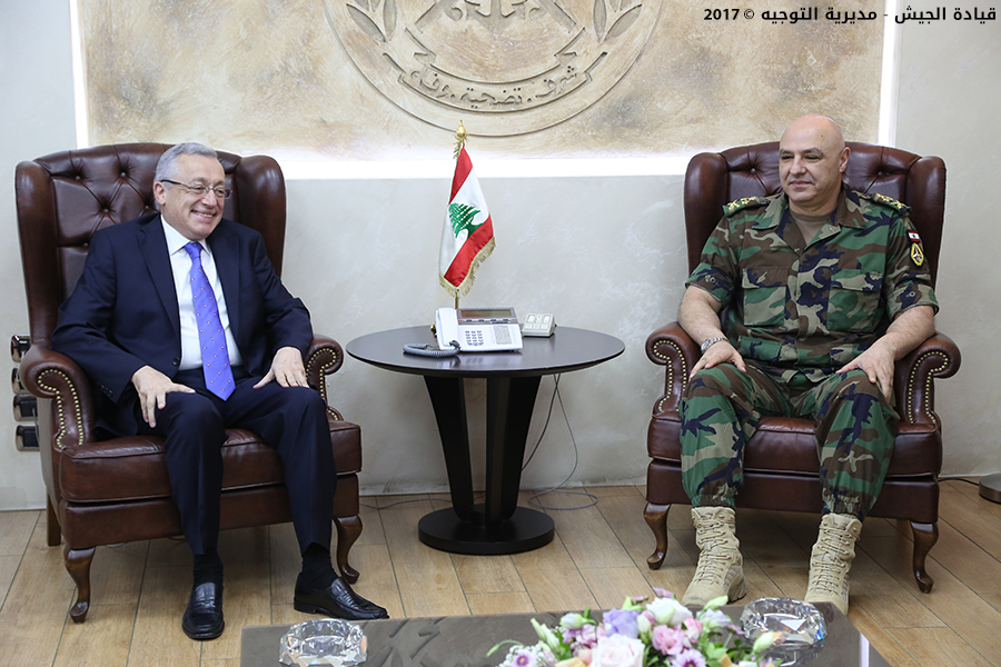 استقبالات قائد الجيش العماد جوزاف عون | الموقع الرسمي للجيش اللبناني
