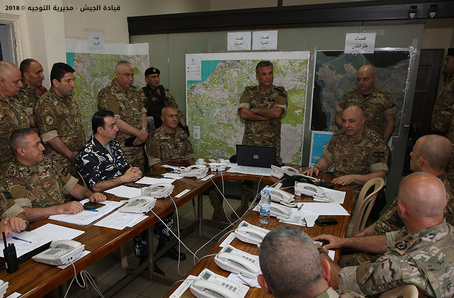 The Armed Forces Commander inspected the operations rooms of regions ...