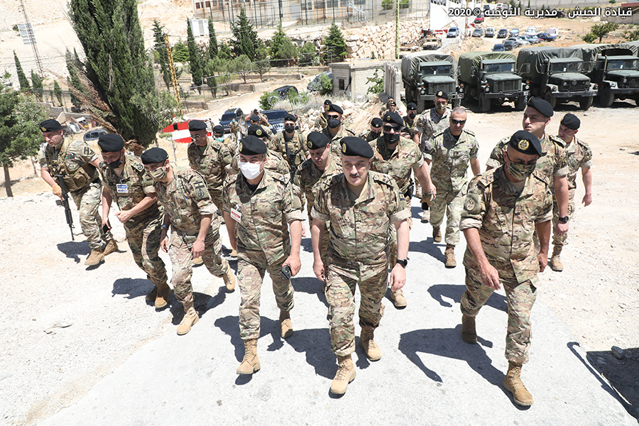 LAF Chief of Staff visited 2nd Border Control Regiment and 9th Infantry ...