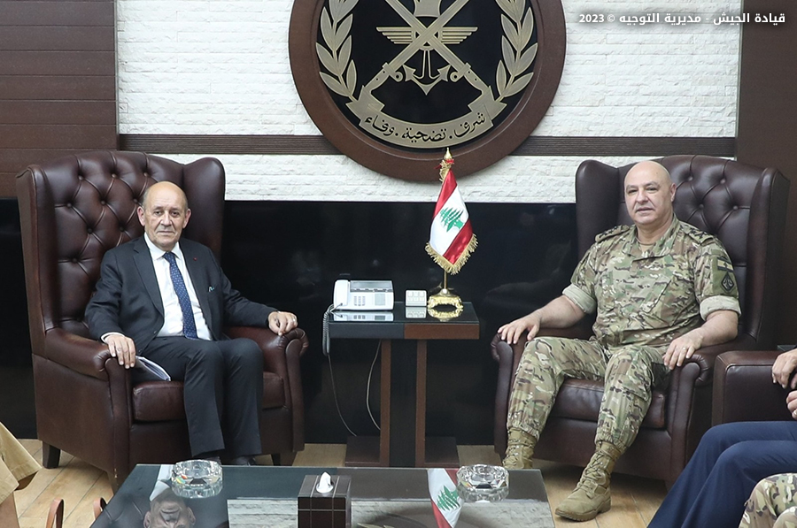 Visitors of General Aoun | الموقع الرسمي للجيش اللبناني