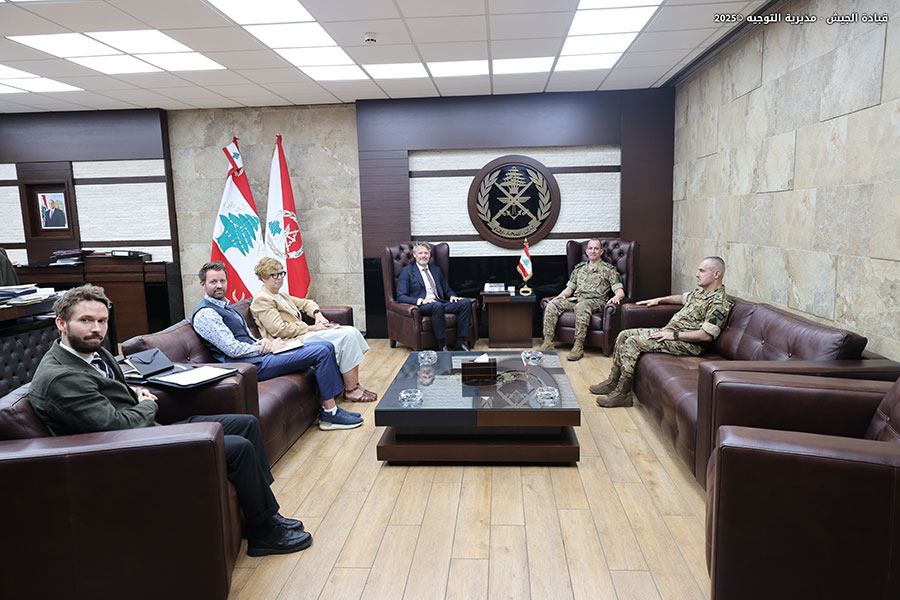 The Visitors of the Lebanese Armed Forces Commander | الموقع الرسمي ...
