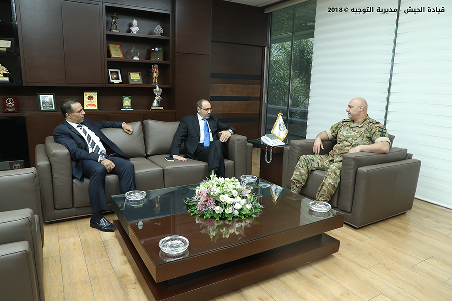 Visitors of the Armed Forces Commander | الموقع الرسمي للجيش اللبناني