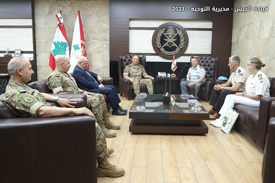 Visitors of General Aoun | الموقع الرسمي للجيش اللبناني