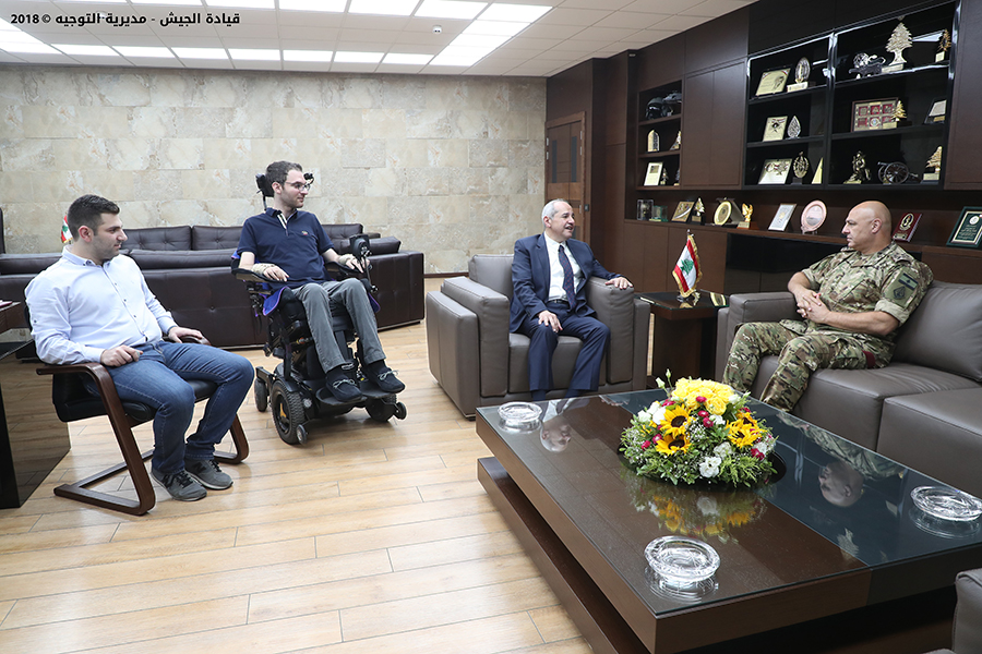 Visitors of the Armed Forces Commander | الموقع الرسمي للجيش اللبناني