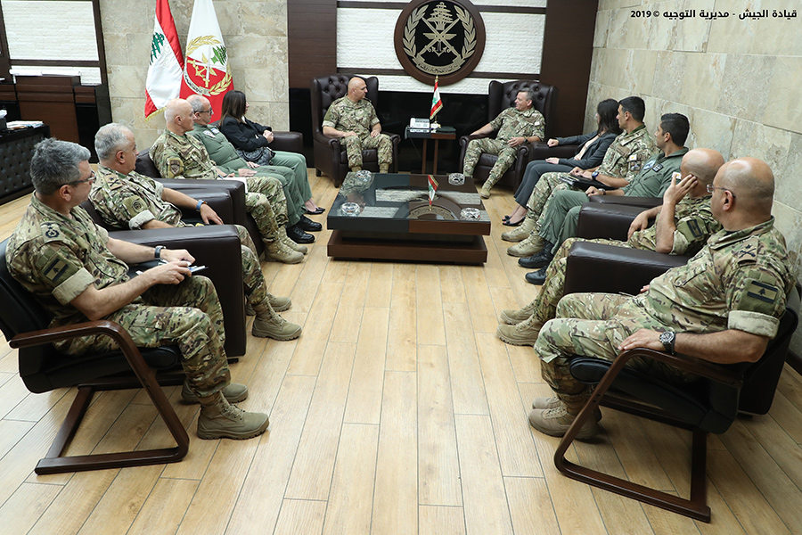 Visitors of the LAF Commander | الموقع الرسمي للجيش اللبناني