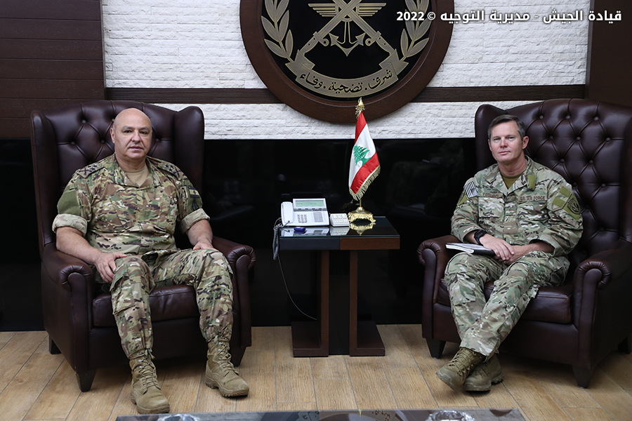 Visitors of General Aoun | الموقع الرسمي للجيش اللبناني