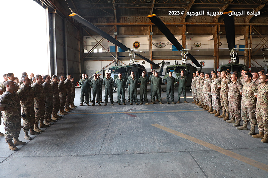 Prime Minister Najib Mikati Visits Beirut Air Base in the Presence of ...