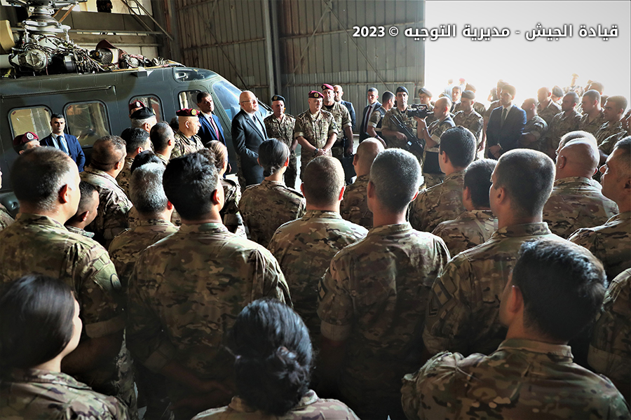 Prime Minister Najib Mikati Visits Beirut Air Base in the Presence of ...
