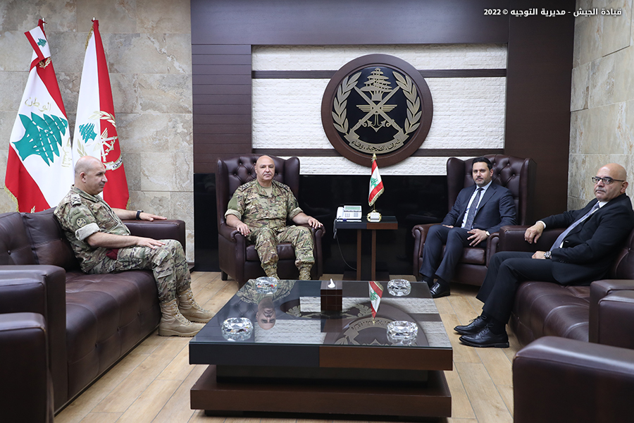 Visitors of General Aoun | الموقع الرسمي للجيش اللبناني