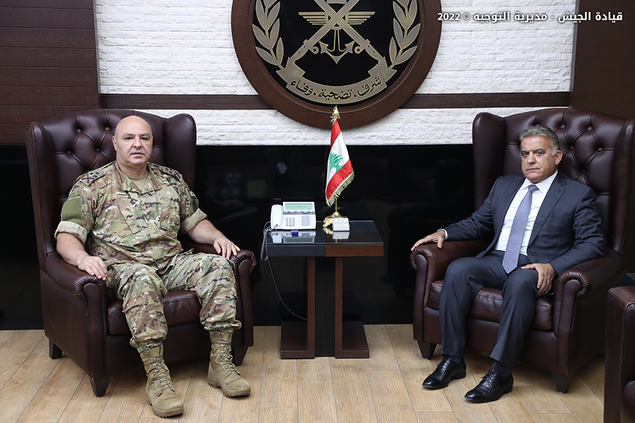 Visitors of General Aoun | الموقع الرسمي للجيش اللبناني