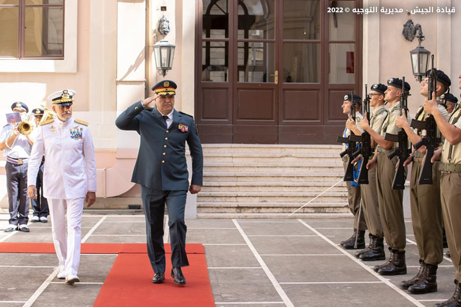 The Lebanese Army Commander in Chief General Joseph Aoun visits Italy ...