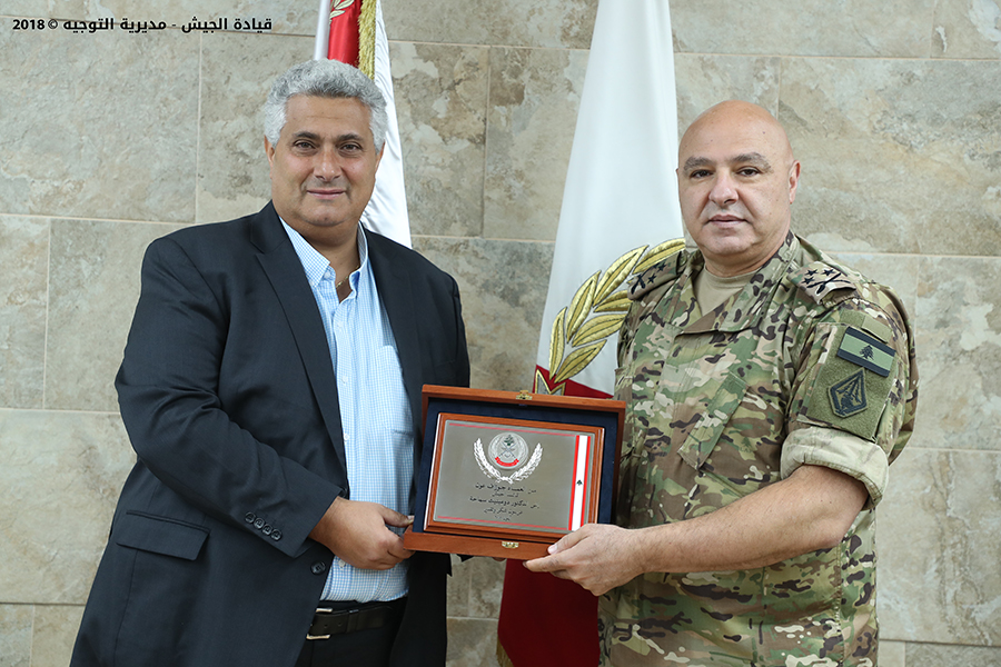 استقبالات العماد قائد الجيش | الموقع الرسمي للجيش اللبناني