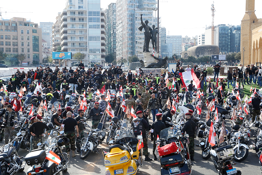 Activities of motorcycles on the occasion of the 75th Independence Day ...