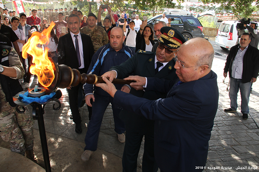 The flame of Independence reached Bchamoun and Reshmaya | الموقع الرسمي ...