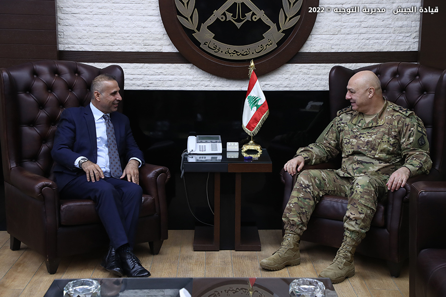 Visitors of General Aoun | الموقع الرسمي للجيش اللبناني