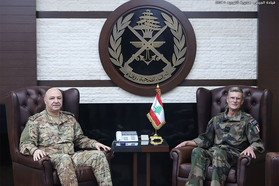 استقبالات العماد قائد الجيش | الموقع الرسمي للجيش اللبناني