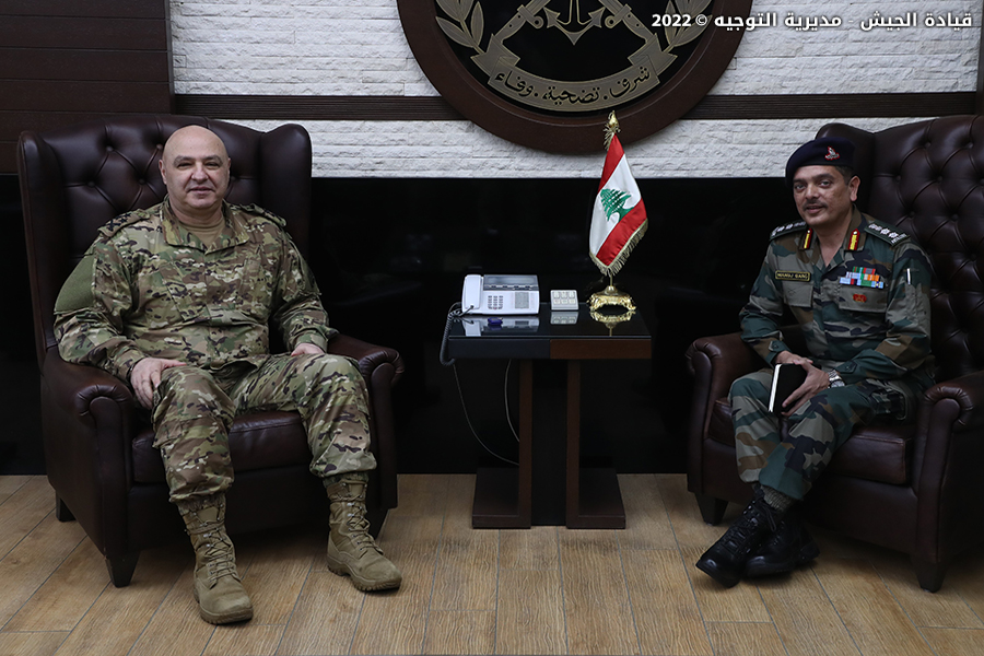 Visitors of General Aoun | الموقع الرسمي للجيش اللبناني