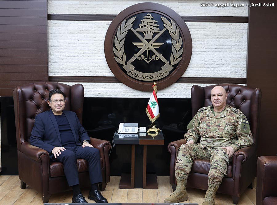 Visitors of General Aoun | الموقع الرسمي للجيش اللبناني