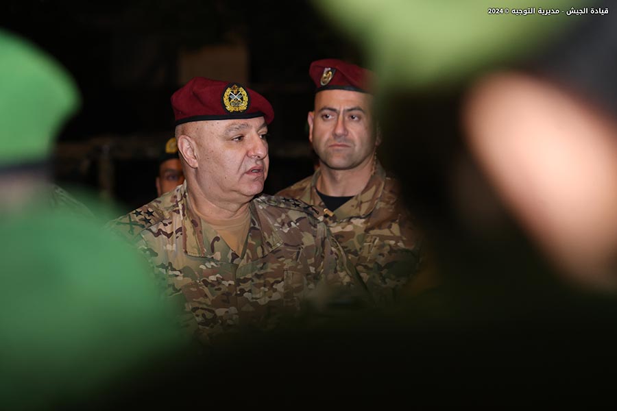 The Lebanese Armed Forces Commander visited several military units ...