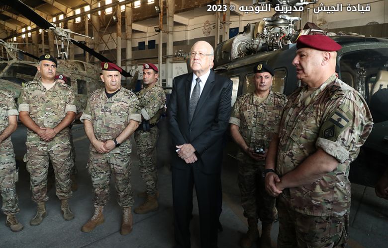 Prime Minister Najib Mikati Visits Beirut Air Base in the Presence of ...